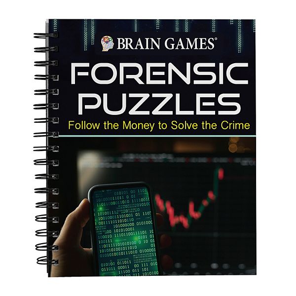 Brain Games® Forensic Puzzles Book