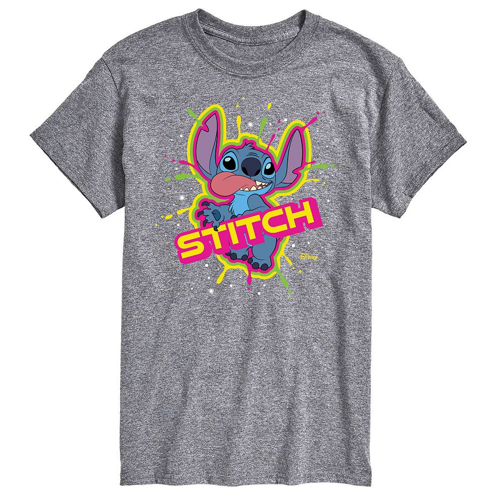 Disney's Lilo & Stitch Big & Tall Splatter Graphic Tee