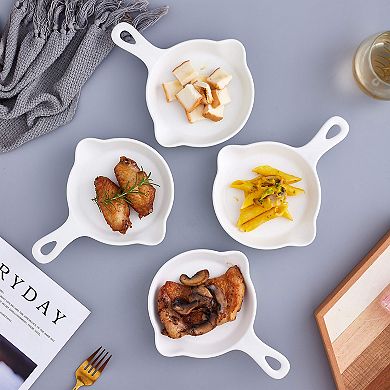 Matte Glazed Triangle Shaped Ceramic Plates For Appetizer, Salad, Pasta ...