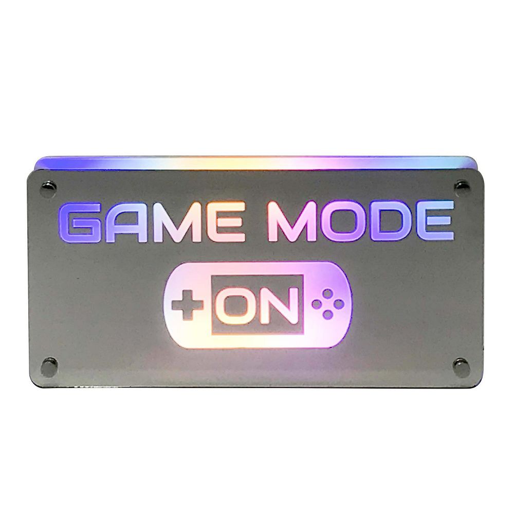 Game Mode On Colorful LED Table Decor