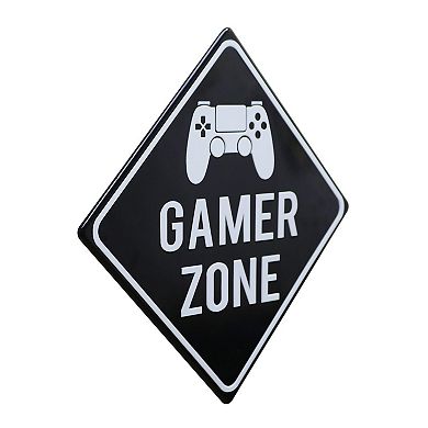 Gamer Zone Metal Wall Decor