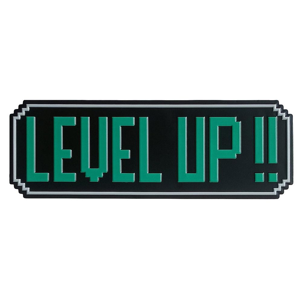 Gamer Sign "Level Up" Wall Decor