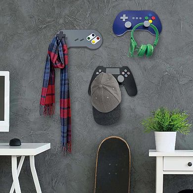 Game Controller 3-Piece Wall Hook Set