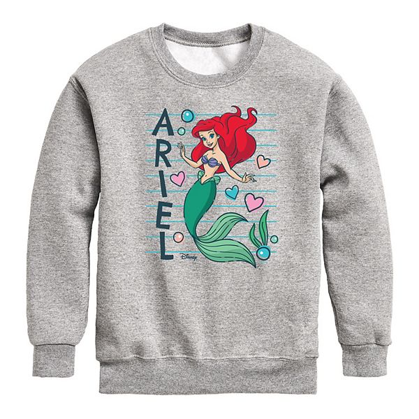 Disney's The Little Mermaid Boys 8-20 Ariel Crew Fleece Sweatshirt