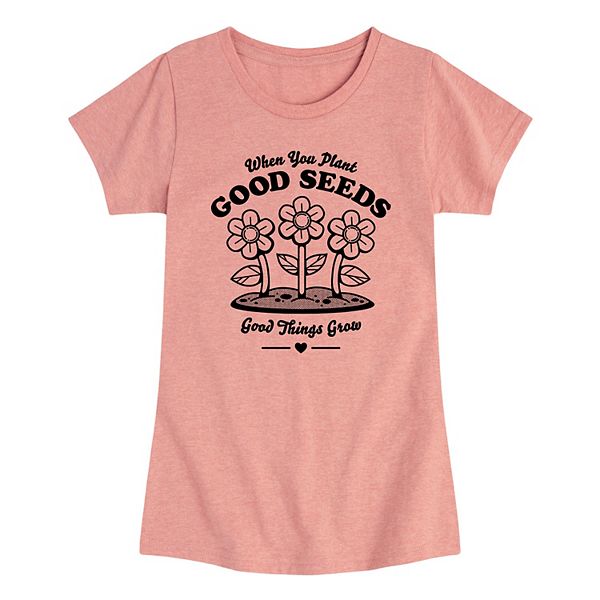 Girls 7-16 When You Plant Good Seeds Graphic Tee