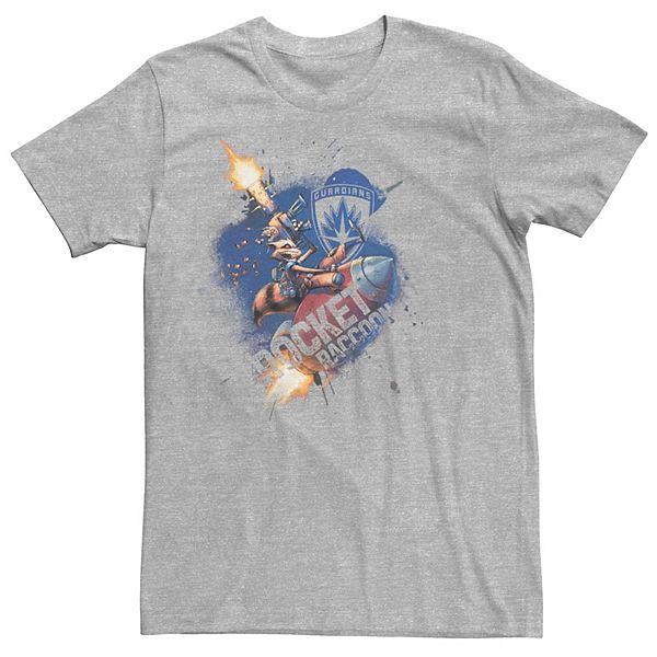 Men's Marvel Guardians Of The Galaxy Ride The Rocket Graphic Tee