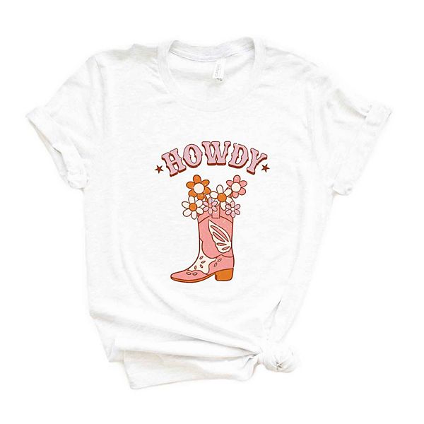Howdy Boot Short Sleeve Graphic Tee