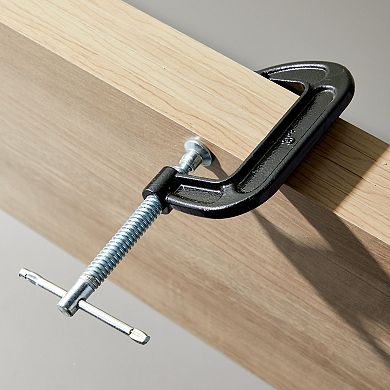 4 Pack Heavy Duty C Clamps with 3 Inch Jaw Opening for Woodworking