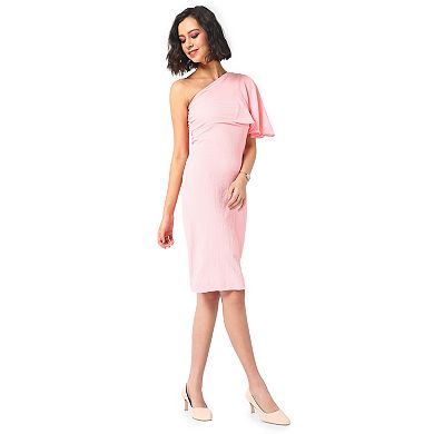 Campus Sutra Women Solid Mid-Thigh Length Dress