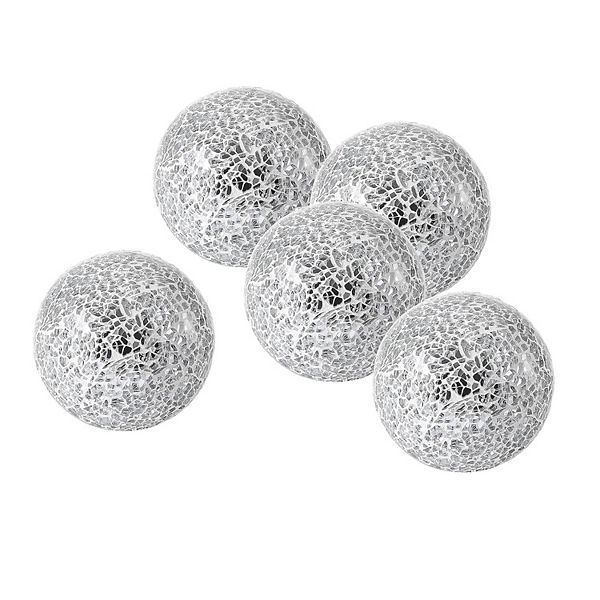 Glass Mosaic Sphere Balls for Table Decor
