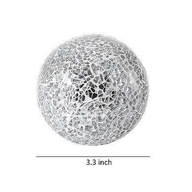 Glass Mosaic Sphere Balls for Table Decor