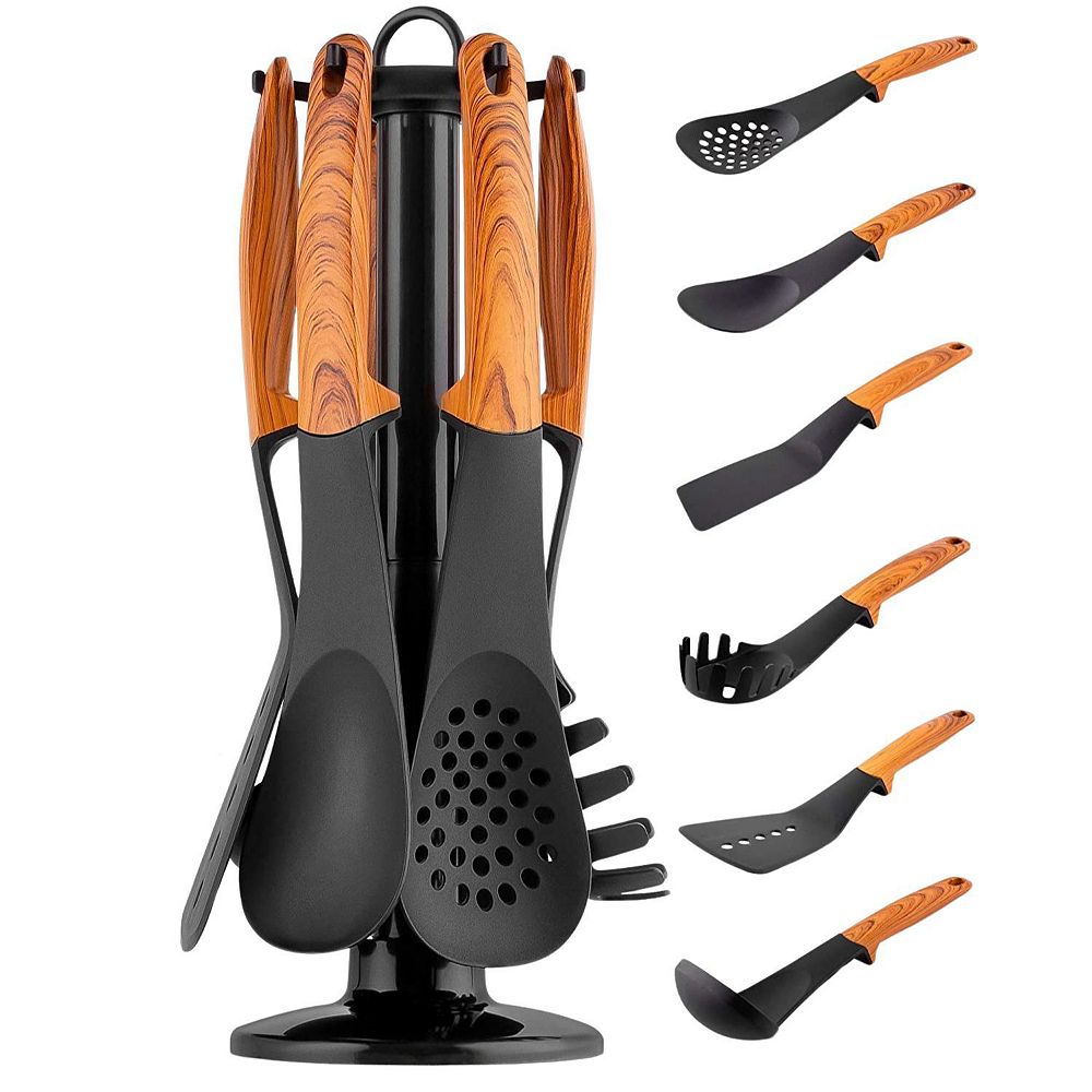 Zulay Kitchen Nylon Kitchen Utensil Set