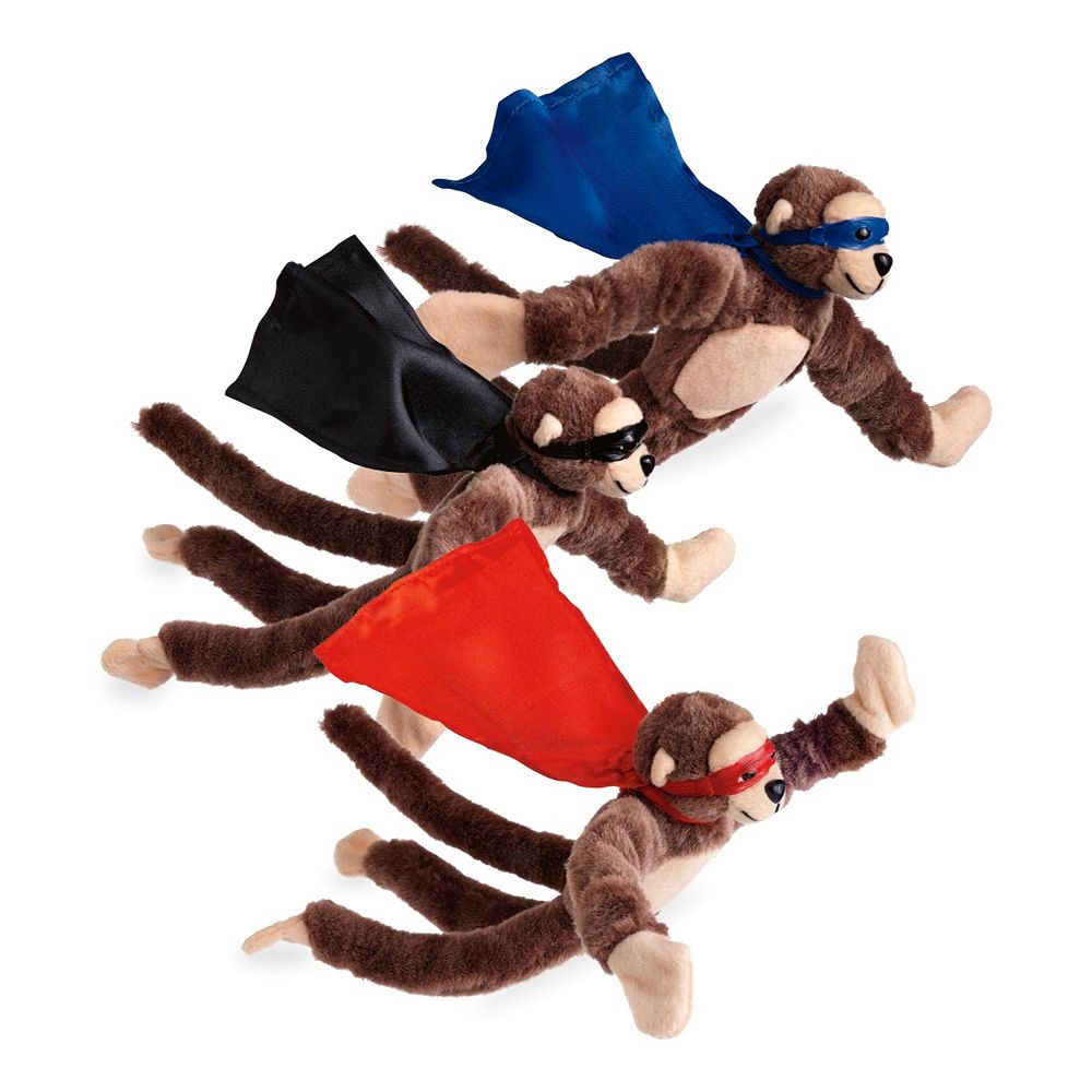 HearthSong Set of Three Plush Flying Flingshot Howling Monkeys in ...