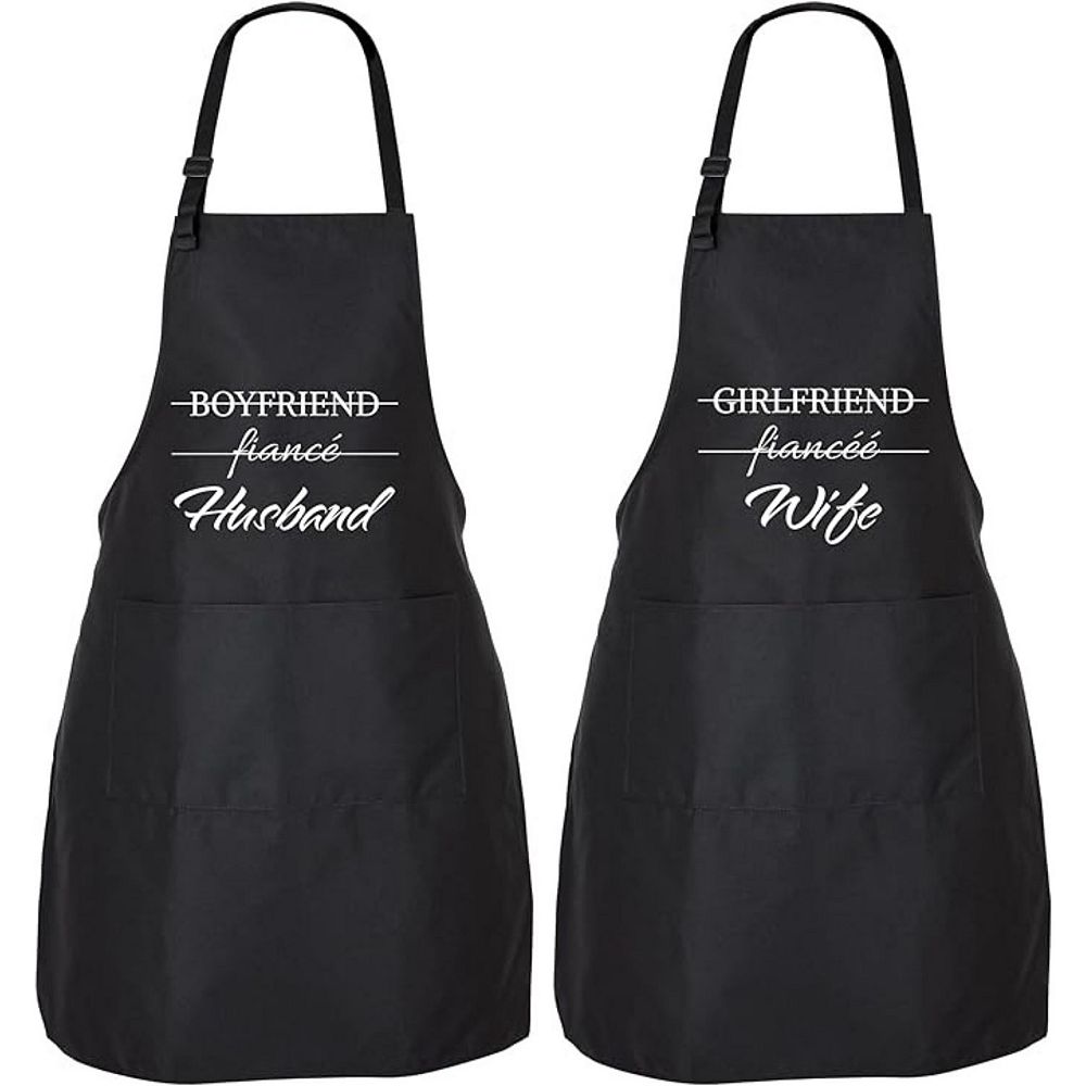 Zulay Kitchen Funny Aprons for Men, Women & Couples