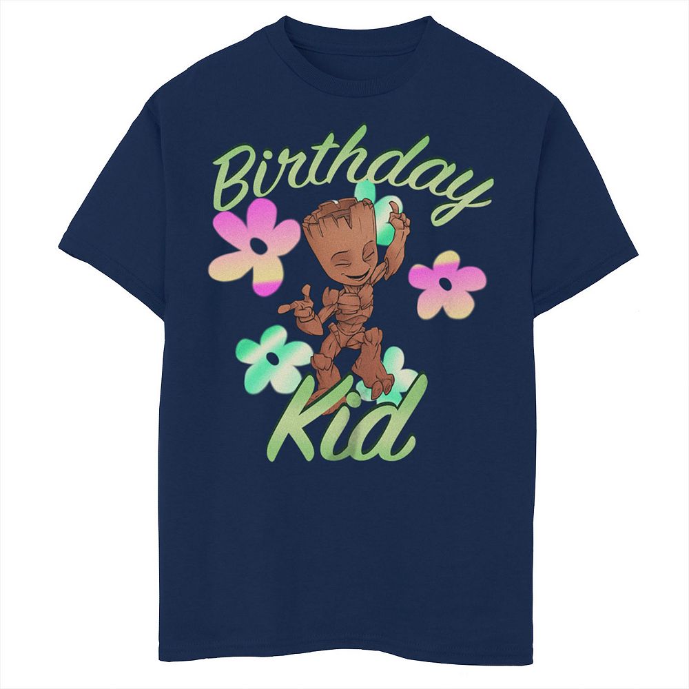 Boys Marvel Guardians of the Galaxy Vol. 2 Baby Groot Birthday Kid ...