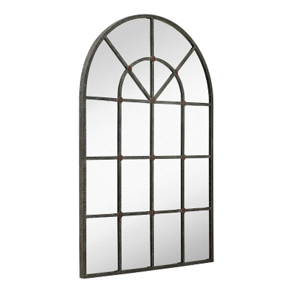 Arched Top Mirror for Home Decor Decorative Window Mirror Wall-Mounted ...