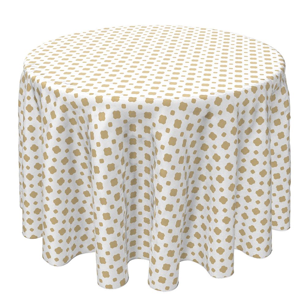 Round Tablecloth, 100% Cotton, 60 Round", Subtle Pattern