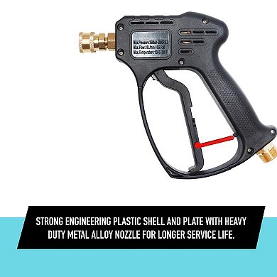 Pressure Washer Gun Kit 5,000 Psi Max Working Pressure With Hose ...