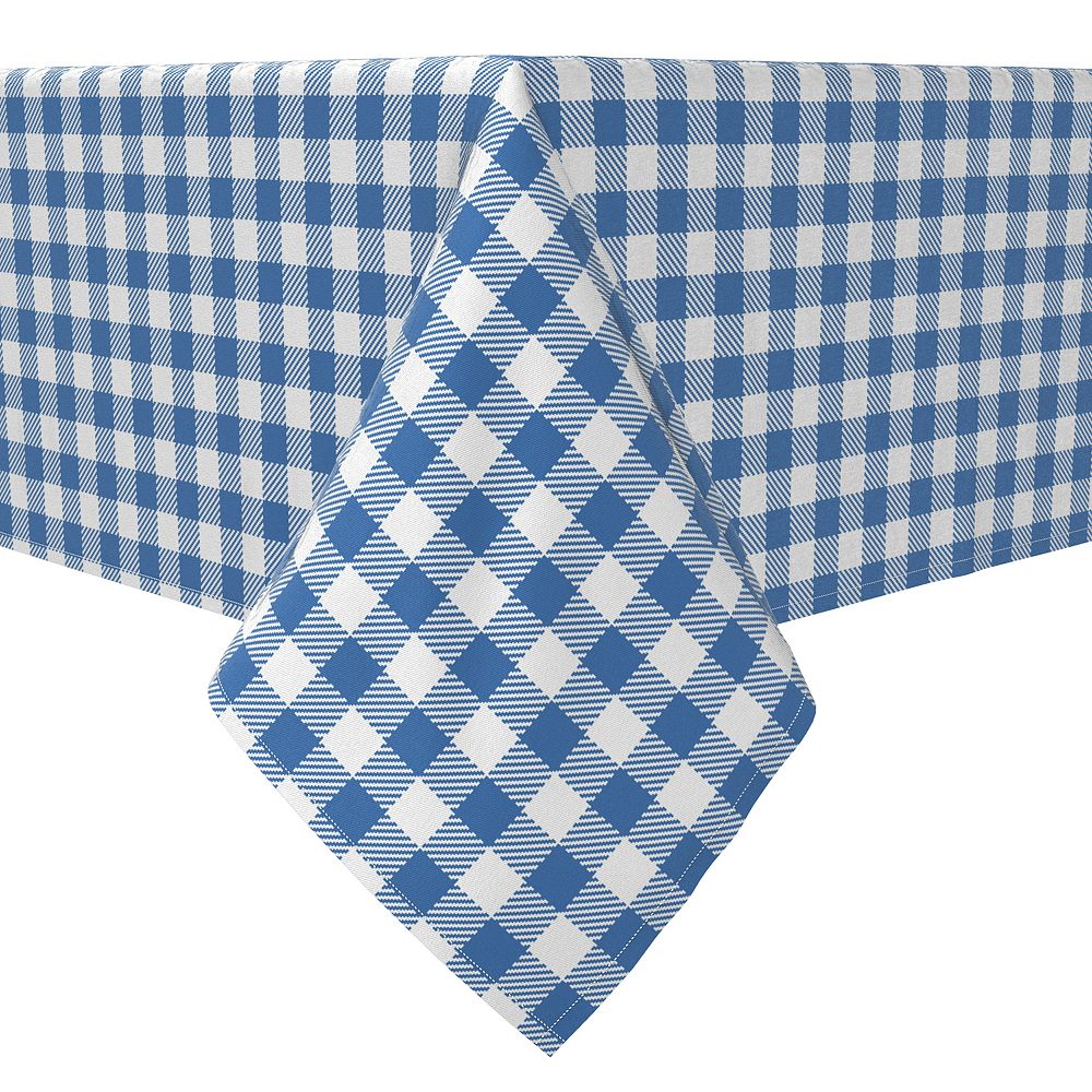Square Tablecloth, 100% Cotton, 60x60", Plaid 16