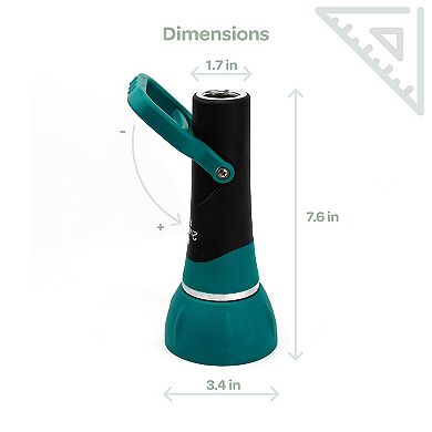 Fireman Hose Nozzle, High Pressure Sprayer With Ergonomic Shut Off On ...