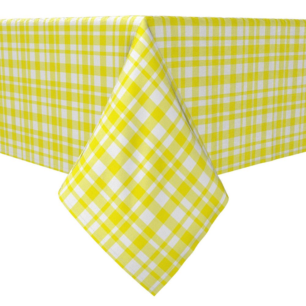 Square Tablecloth, 100% Cotton, 60x60", Plaid 8