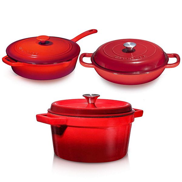 Cast Iron 3 Piece Gift Set Ultimate Cookware Set