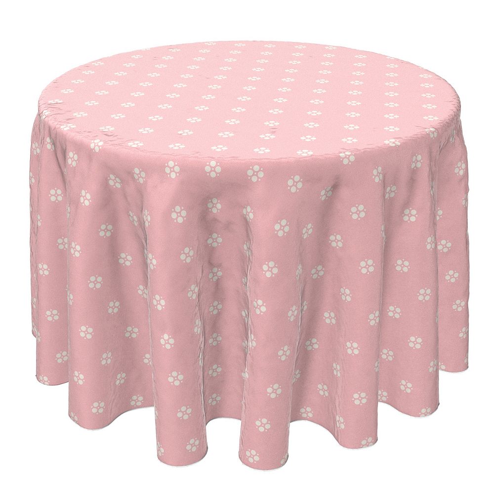 Round Tablecloth, 100% Cotton, 60 Round", Trendy Abstract Print