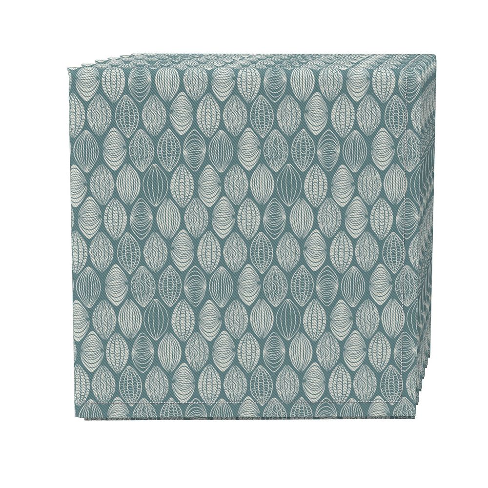 Napkin Set of 4, 100% Cotton, 20x20", Abstract Background Design