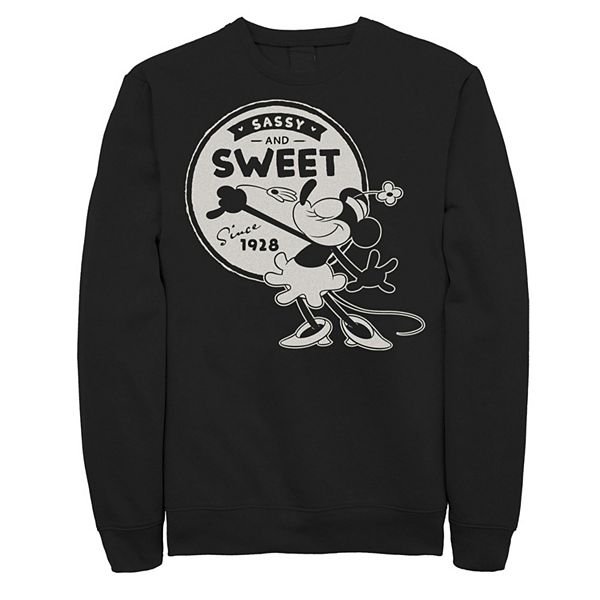 Disney's Minnie Mouse Big & Tall Sassy and Sweet Since 1928 Graphic Fleece