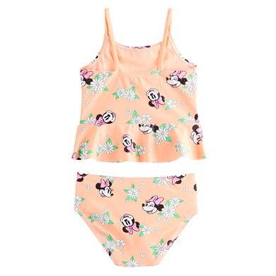 Disney's Minnie Mouse Toddler Girl Floral Print 2-Piece Tankini ...