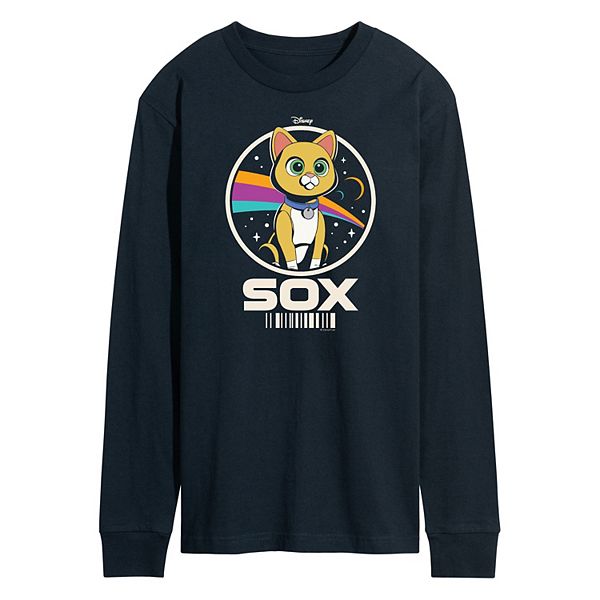 Disney Pixars Lightyear Sox Mens Long Sleeve Graphic Tee