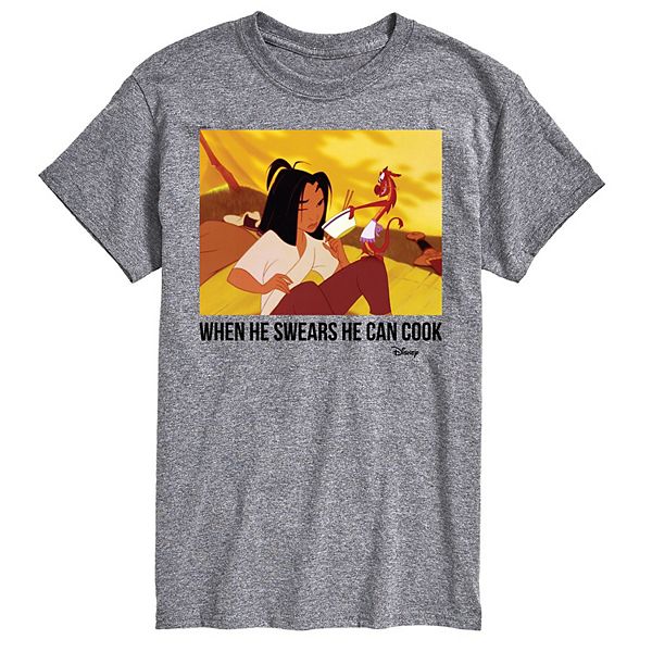 Disney's Mulan Men's He Can Cook Tee