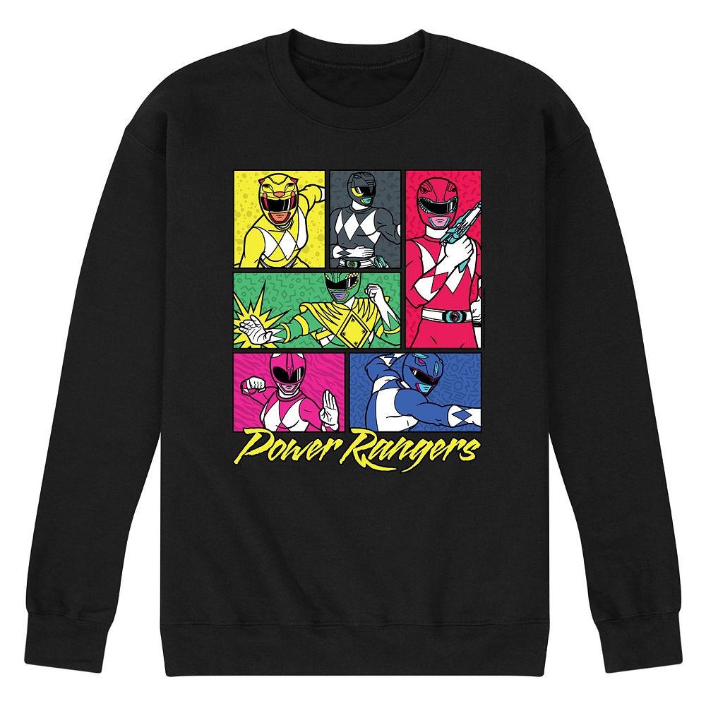 Men's Power Rangers Grid Fleece Sweatshirt