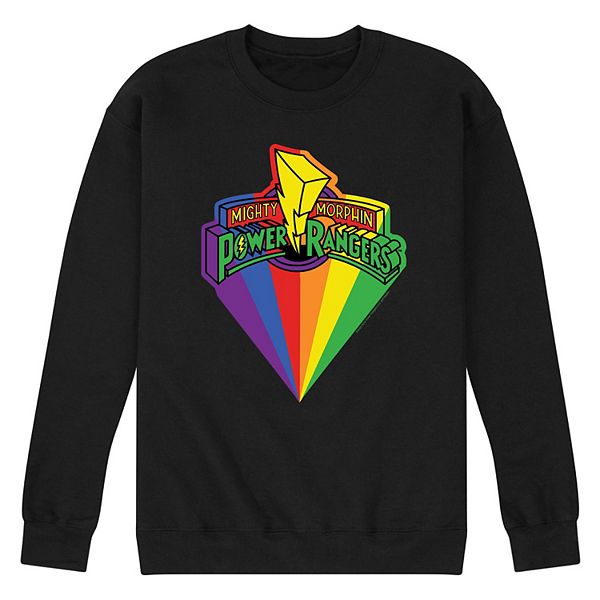 Men's Power Rangers Retro Pride Logo Fleece Sweatshirt