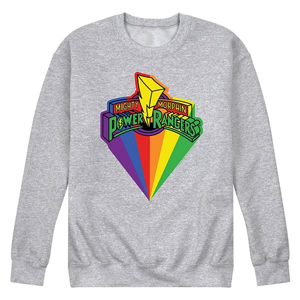 Men's Power Rangers Retro Pride Logo Fleece Sweatshirt