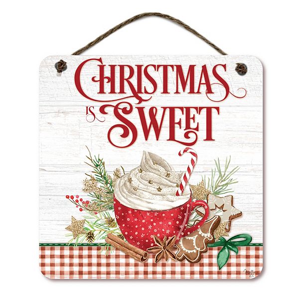 COURTSIDE MARKET Christmas Sweet Sign Wall Decor