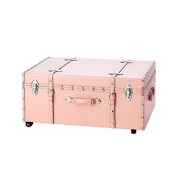 Texture® Brand Storage Trunk with Wheels