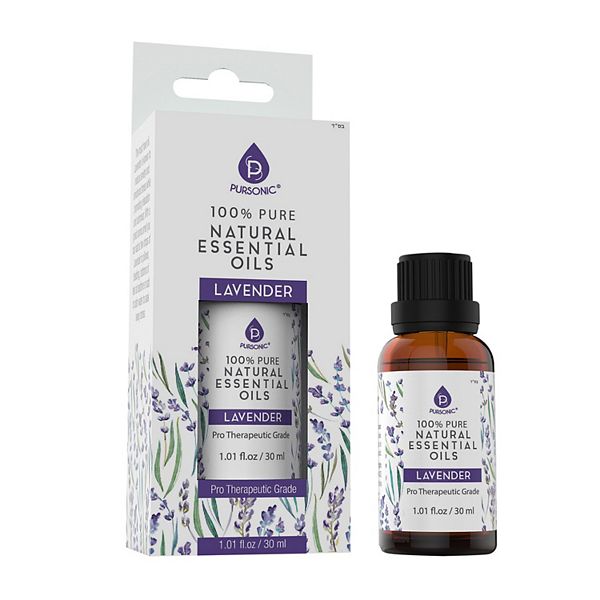 Pursonic 100 Pure Natural Essential Oils Pro Therapeutic Grade 30ML LAVENDER