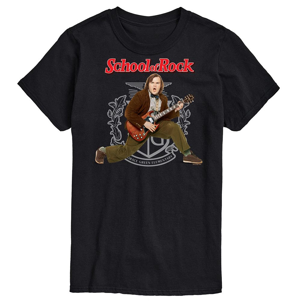 Big & Tall School of Rock Dewey Finn Pose Graphic Tee
