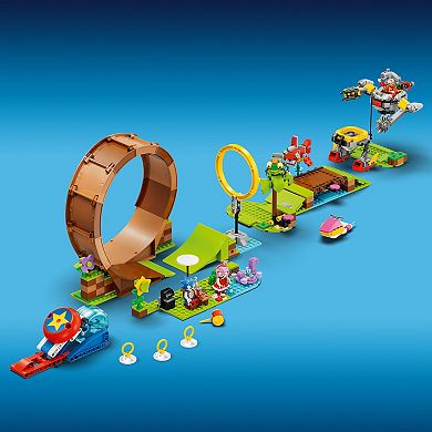 LEGO Sonic the Hedgehog Sonic's Green Hill Zone Loop Challenge Playset ...