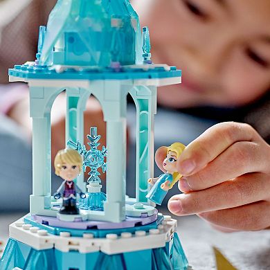 Disney's Frozen Anna and Elsa’s Magical Carousel Building Toy Set 43218 ...