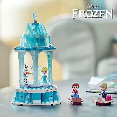 Disney's Frozen Anna and Elsa’s Magical Carousel Building Toy Set 43218 ...