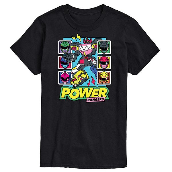 Men's Power Rangers Zord Heads Graphic Tee