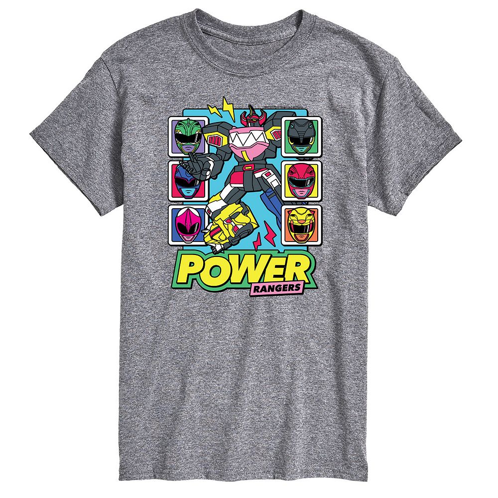 Men's Power Rangers Zord Heads Graphic Tee