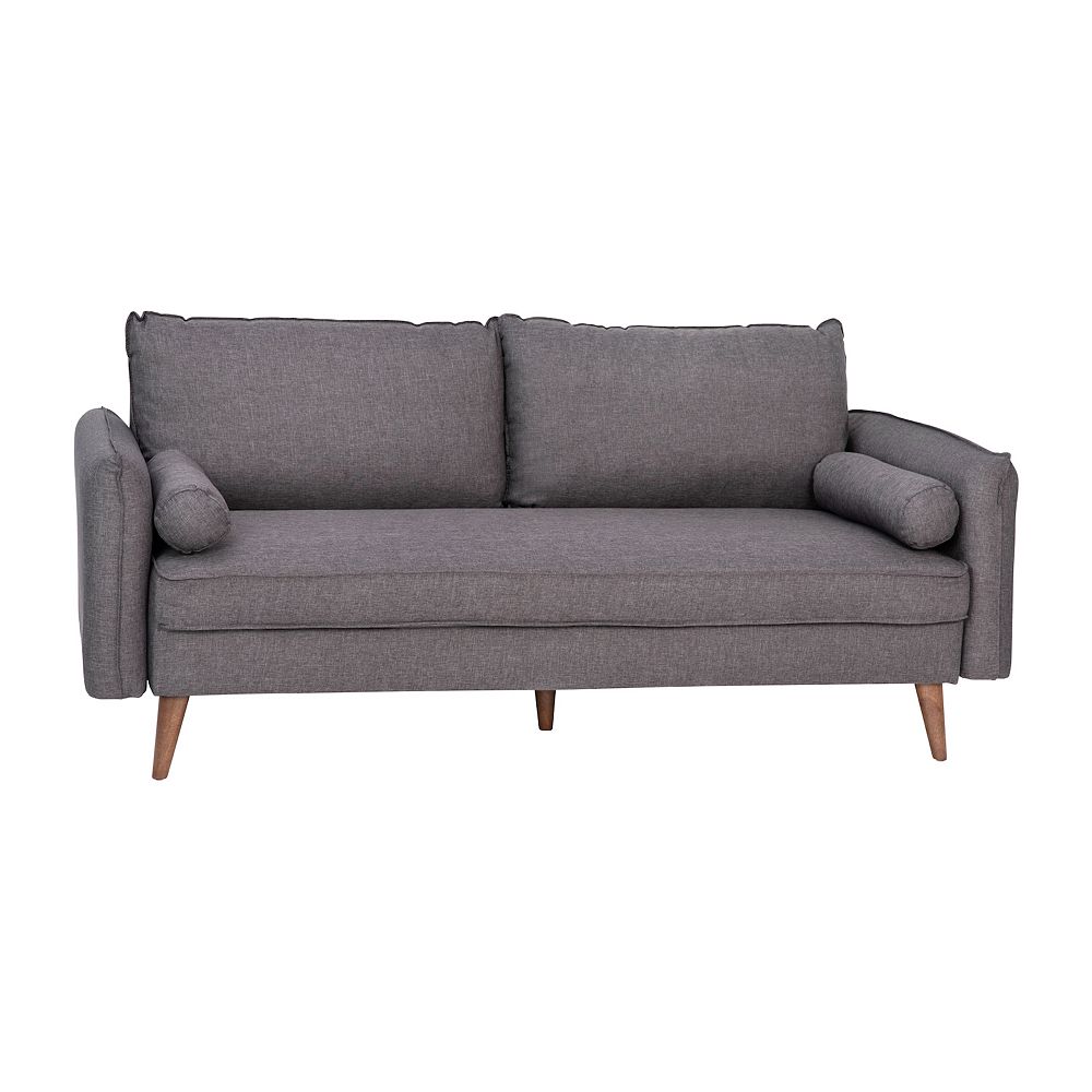 Emma and Oliver Carthage Upholstered Mid-Century Modern Pocket Spring ...