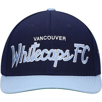Men's Mitchell & Ness Deep Sea Blue Vancouver Whitecaps FC Team Script ...