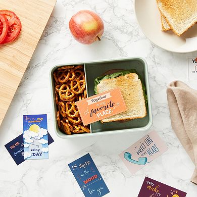 60 Pack Romantic Lunch Box Love Notes for Her, Him, Husband, Wife, 2 X ...