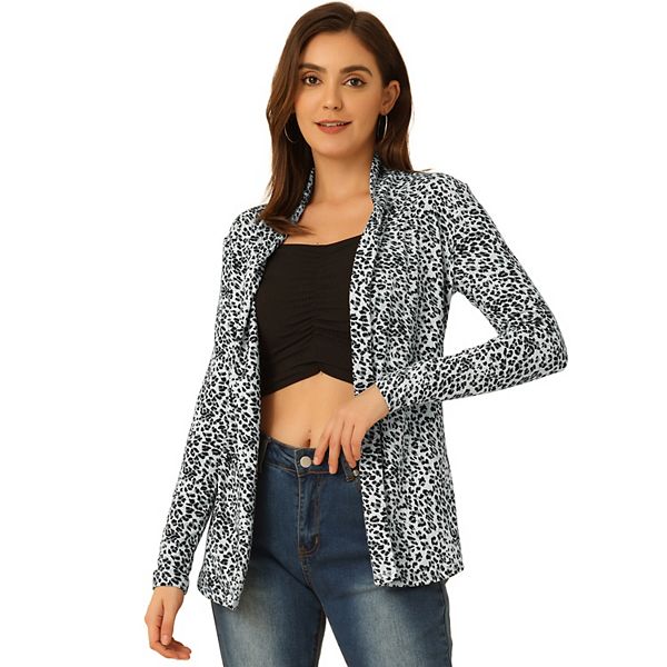 Women's Fall Lightweight Long Sleeves Open Front Cardigan
