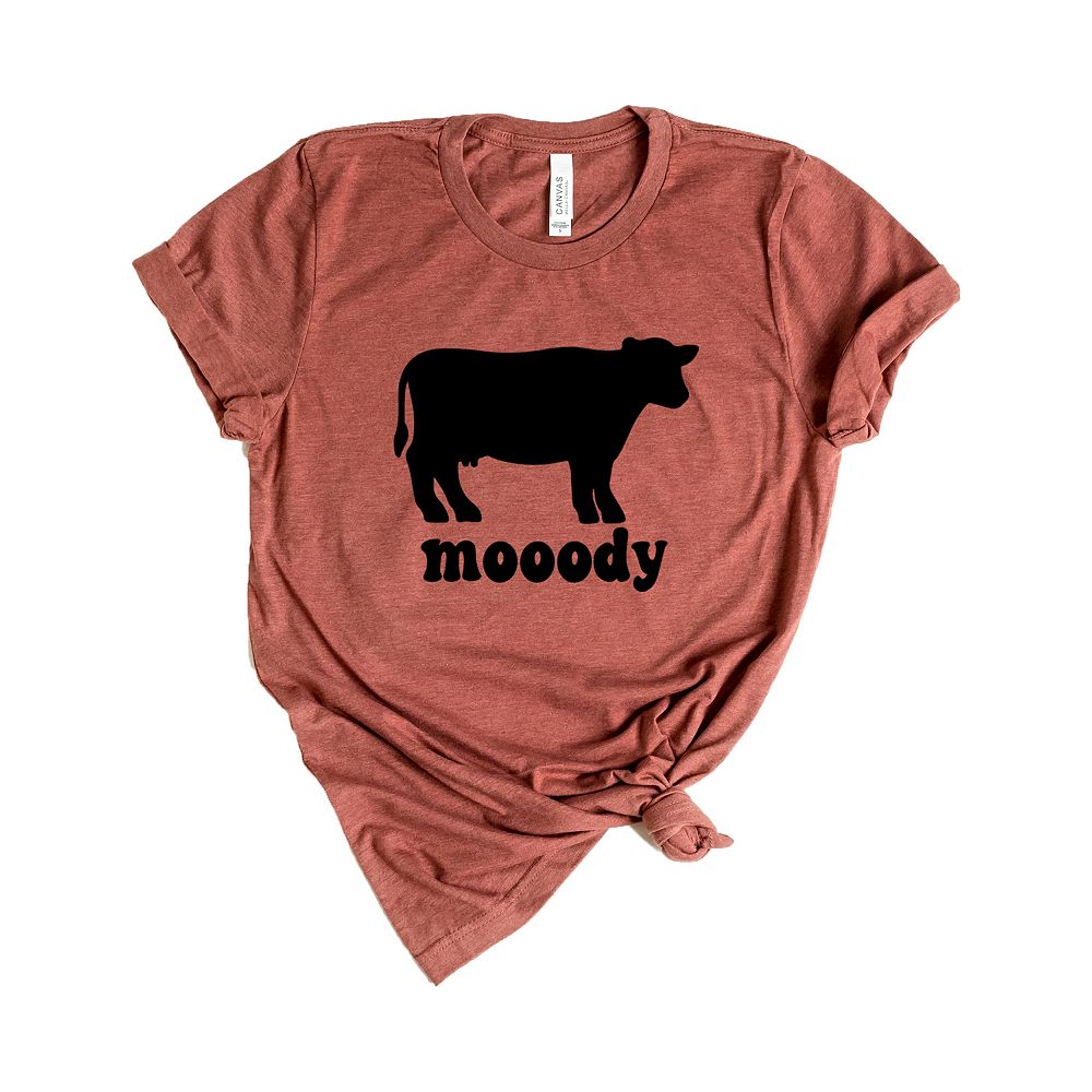 Mooody Cow Short Sleeve Graphic Tee
