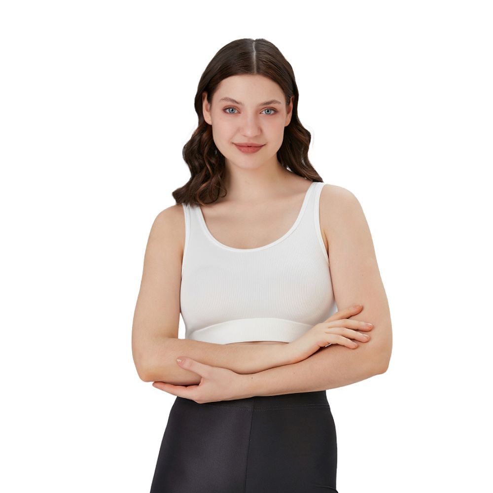 Unlined Juniors' Bra Top, Comfortable Activewear for Yoga, Walking ...